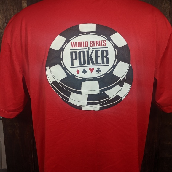 WSOP | Shirts | World Series Of Poker Polo Shirt Front Back Logo | Poshmark